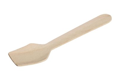 Buy Disposable Wooden Spoons square | 9.6cm online - HorecaTraders