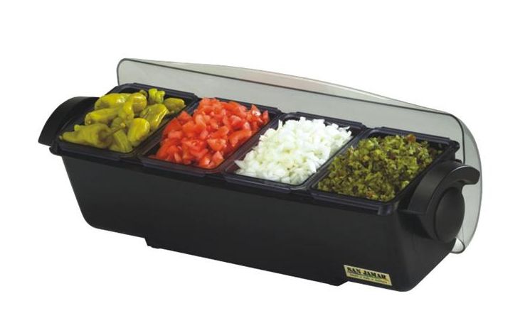 Buy Bar dispenser with handles | 4 trays | 6.6L online - HorecaTraders