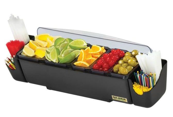 Buy Bar Dispenser + Straw Holder | 5 Cups | 4.95L online - HorecaTraders
