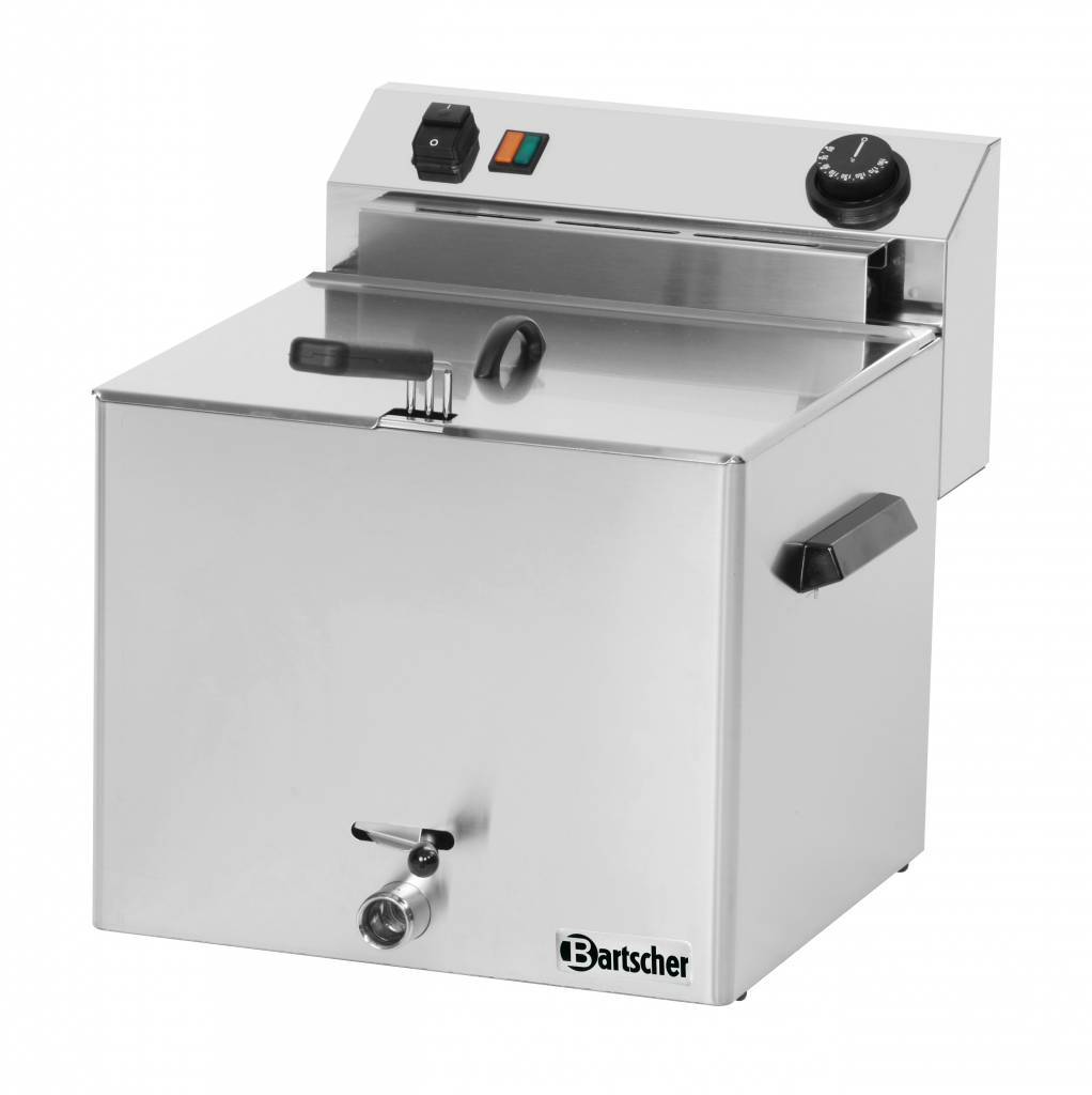 Friteuse avec robinet - 1 x 10 litres - HorecaTraders, Fournisseur de ...