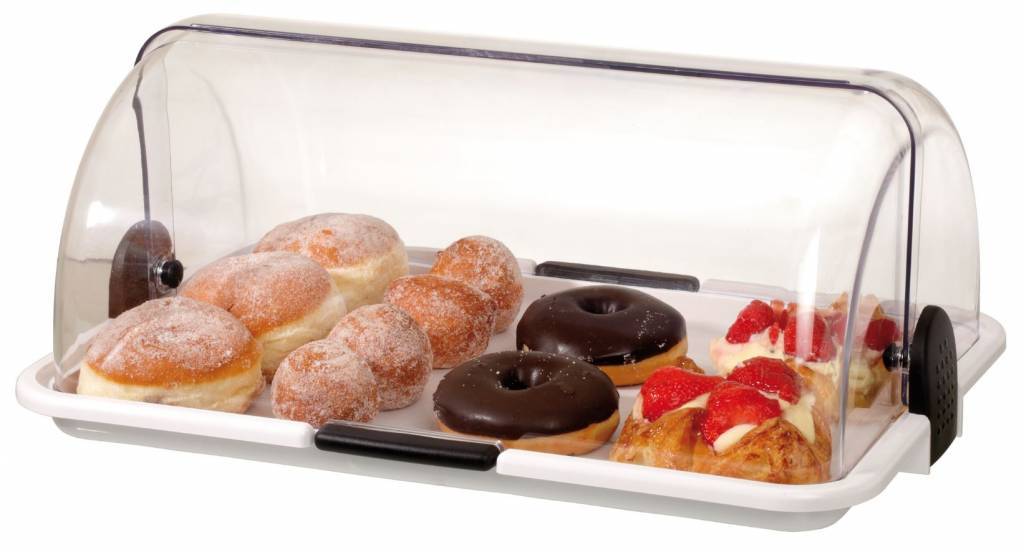 Buy Large buffet display case with lid | Plastic online - HorecaTraders