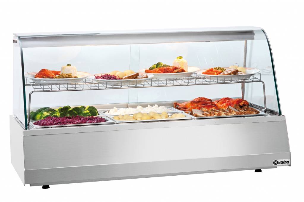Buy Professional Warming Display Case | 6 x 3/1 GN online - HorecaTraders
