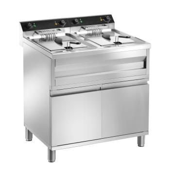 Buy Fryer with base - 2 x 12 liters online - HorecaTraders