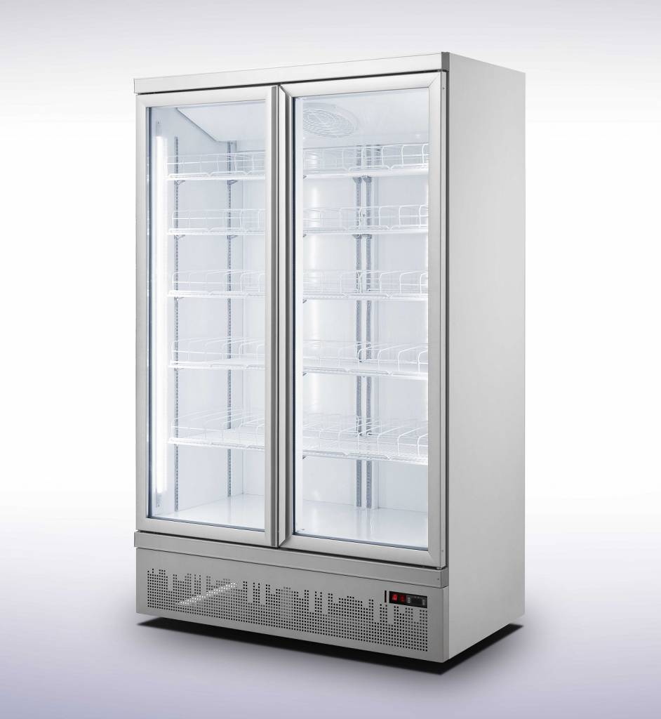 Buy Wall-mounted refrigerator | 2 Glass doors | 1000L online ...