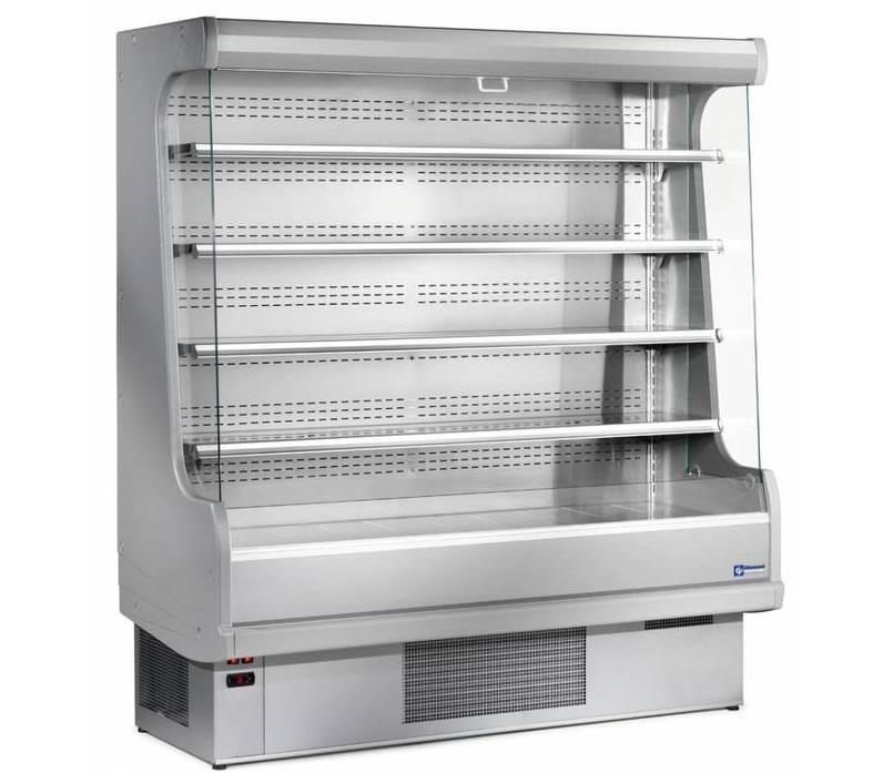 Buy Wall cooling unit with 4 shelves - stainless steel / steel - gray ...