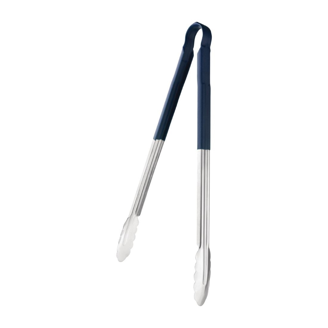 Buy serving tong blue 40.5 cm | Stainless steel online - HorecaTraders