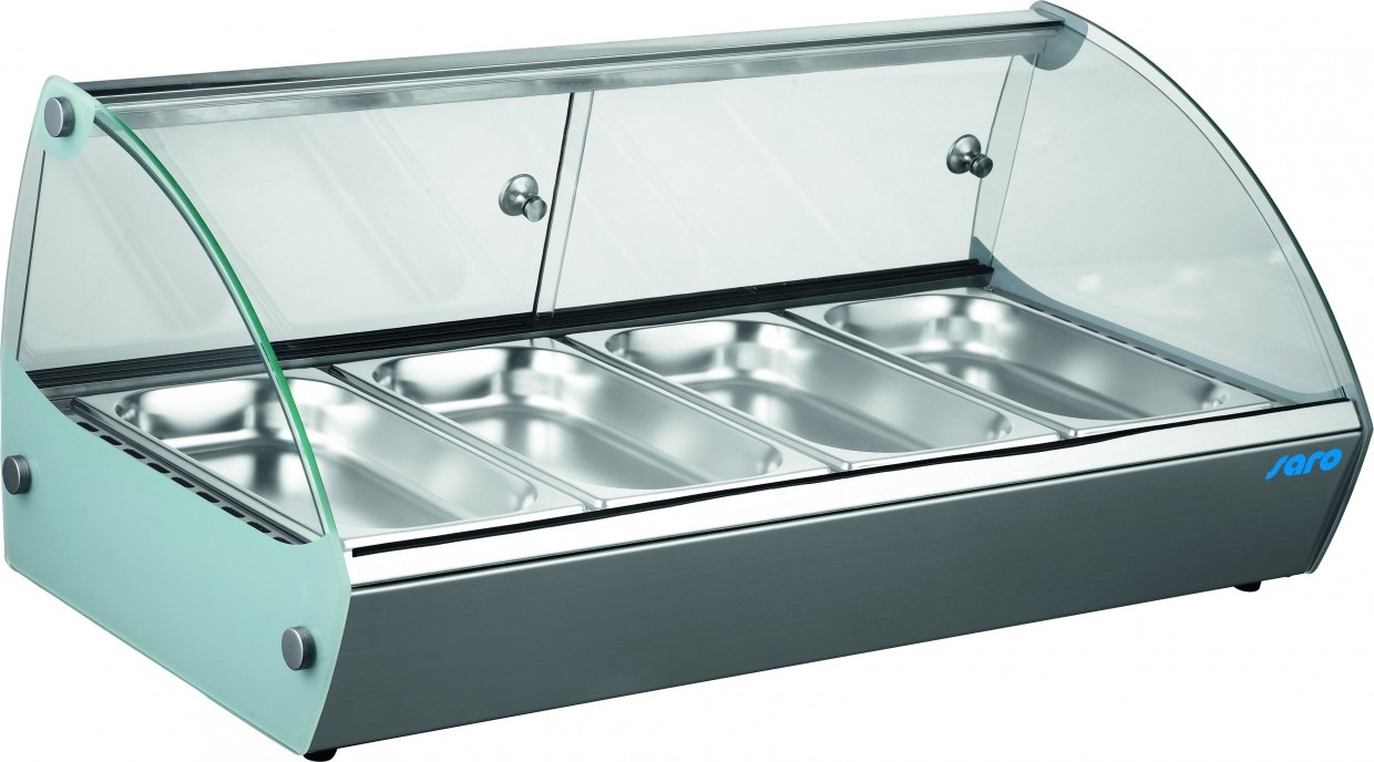 Buy Warming display case | 6x 1/3 GN | Stainless steel online ...
