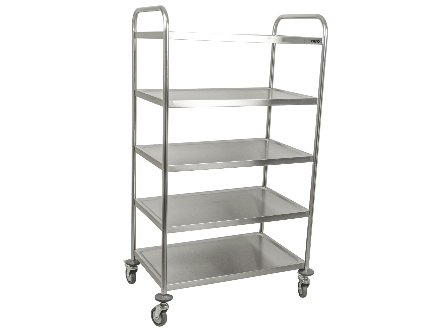 Buy Transport trolley | 5 Shelves Stainless steel online - HorecaTraders