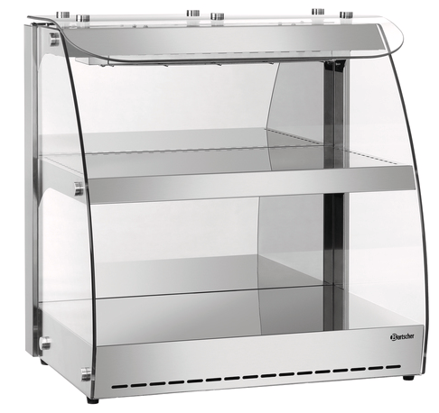 Buy Hot display cases Stainless steel 2 floors online - HorecaTraders