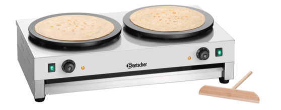 Buy Crepe baking tray Stainless steel Double | 400 mm online ...