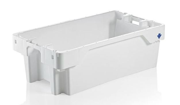 Buy White Stackable Fish Crate 60 Liters online - HorecaTraders