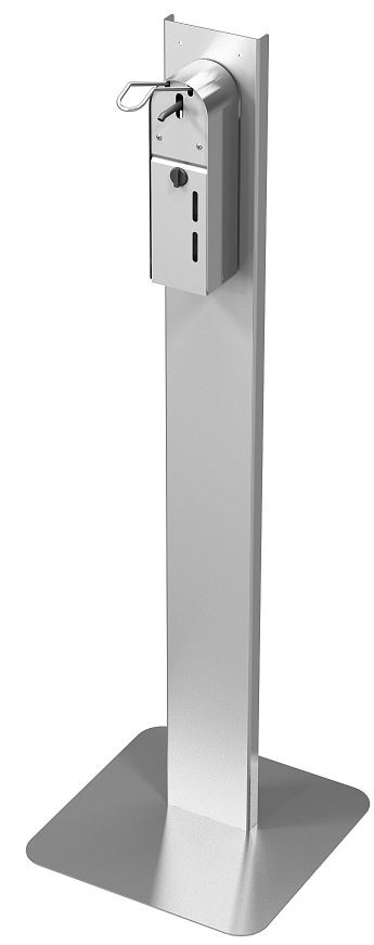 Buy Stainless steel disinfection pole + Dispenser with Elbow control ...