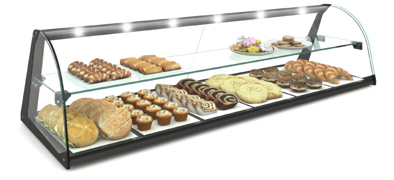 Buy Neutral display case | Available in 4 sizes | Tempered glass | LED ...