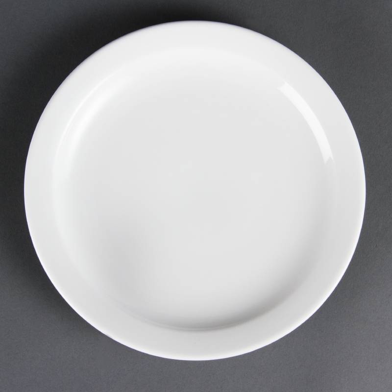 Buy Small porcelain plates with narrow rim 20 cm (piece 12) online ...