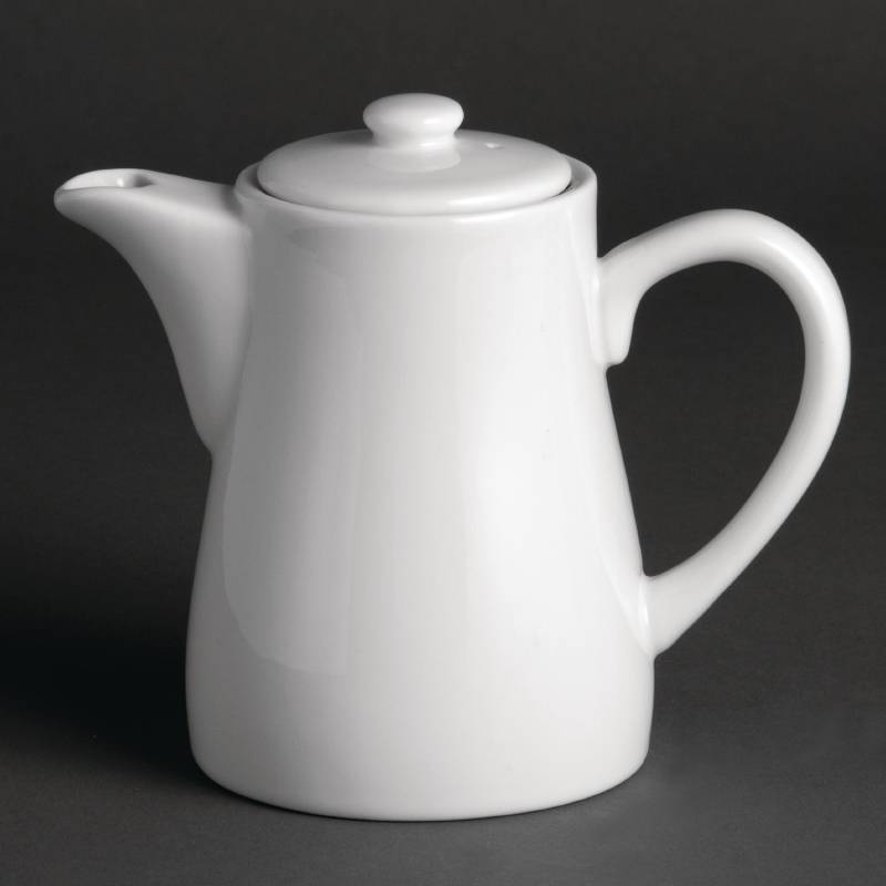 Buy White Porcelain Coffee Pot 30 cl. (pieces 4) online - HorecaTraders