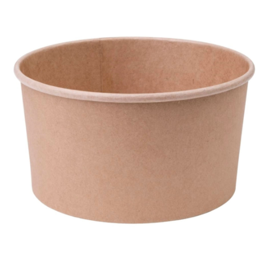 Buy round cardboard salad bowl 1L online - HorecaTraders