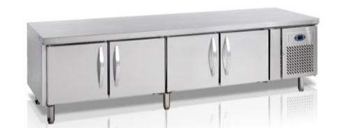 Buy Refrigerated Workbench with 4 doors | 2230 x 700 x 680 mm online ...