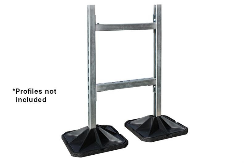 Buy H-Frame Leveling Leg | 45x45cm online - HorecaTraders