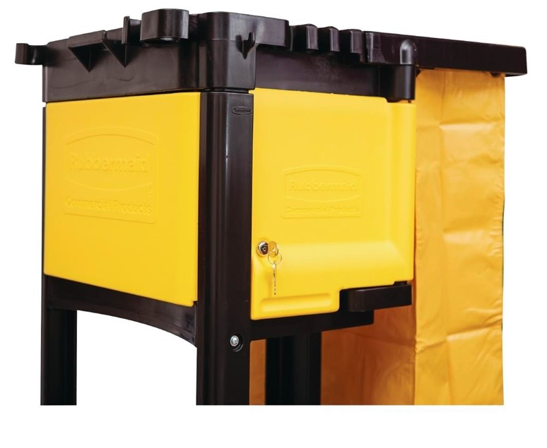 Buy Rubbermaid box with lock for cleaning trolley online - HorecaTraders