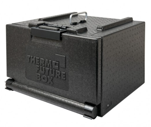 Buy Thermo box pizza carrier | Black | 43x47x33cm online - HorecaTraders