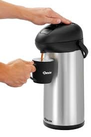 Buy Pump jug | Stainless steel | Double wall | 5 Liters | 245x181x428mm ...