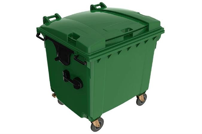 Maxi-Container Groen | 1100 Liter - Horeca Traders