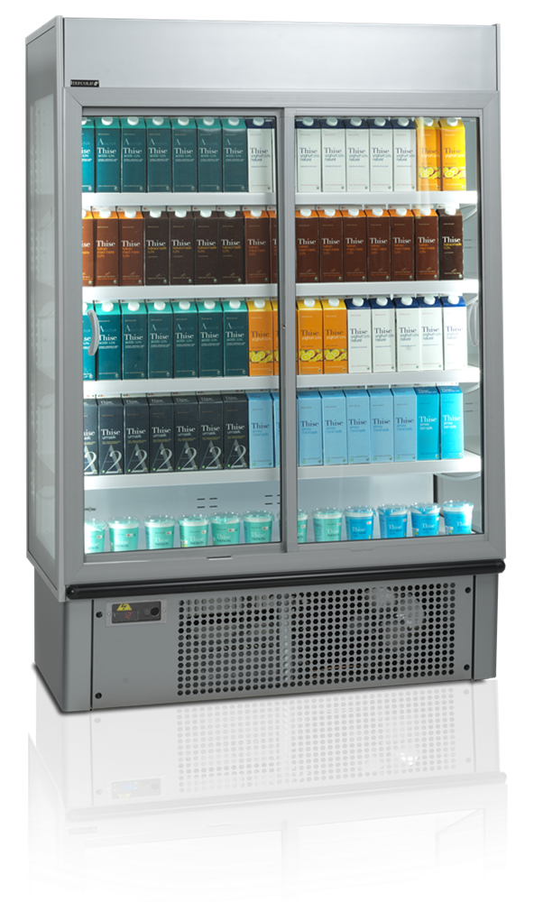 Buy Multideck Cooler | White | Sliding doors and lock | 0 to 8 °C ...