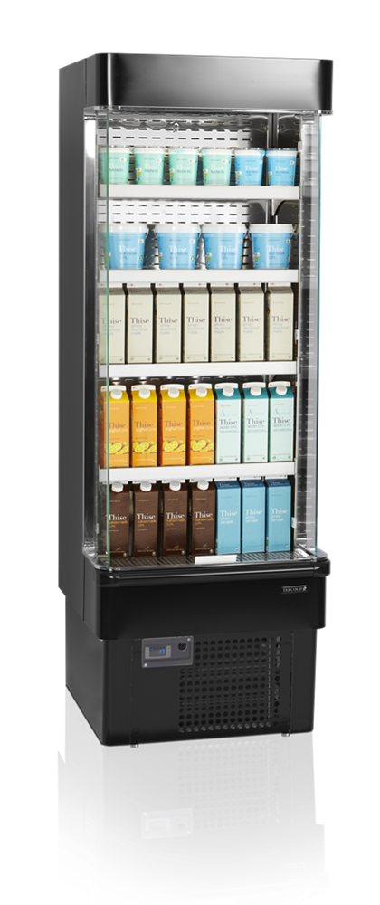 Buy Open Front Cooler | Black | 2 to 8 °C | 685 x 737 x 1985 mmn front ...