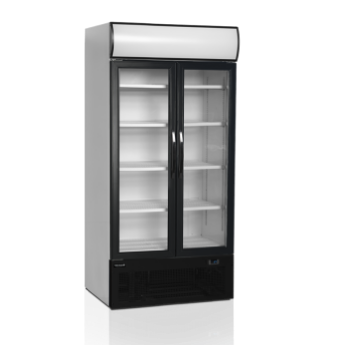 Buy Display cooler | Glass door | Black online - HorecaTraders