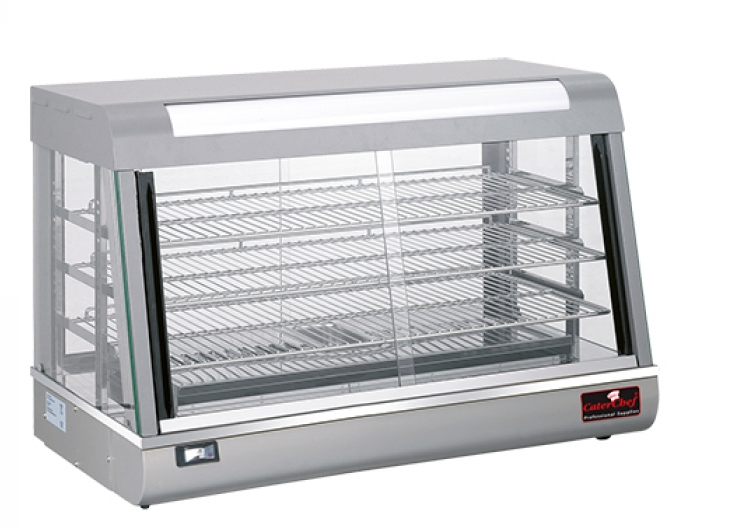 Buy Warming display case | Stainless steel | 90x48x60.5(H) cm online ...