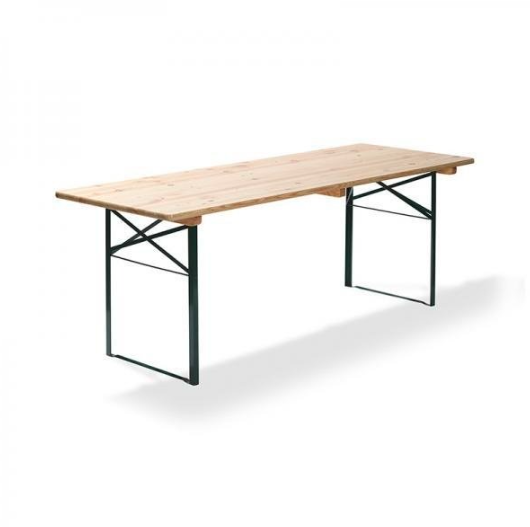 Buy Beer table | Green | Wood | 220x80x78 cm online - HorecaTraders