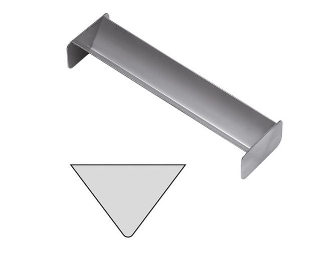 Buy Pâté / terrine mold | stainless steel | 4x30x6 cm online ...