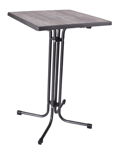 Table haute vintage Limburg | Pliable | Carré | 110(h)x85x85cm ...