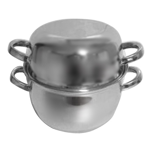 Buy Mussel pan stainless steel | Ø22cm | gas, electric, ceramic online ...