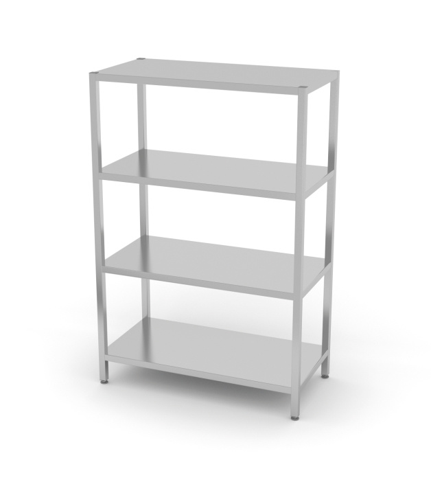 Buy Storage racks with 4 shelves | Stainless steel | 7 different sizes ...
