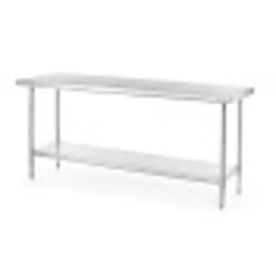 Buy Work table | stainless steel | Undership | Adjustable in height | 5 ...