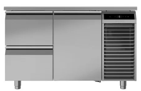 Buy Refrigerated workbench | Chrome nickel steel | 1300 x 700 x 850mm ...