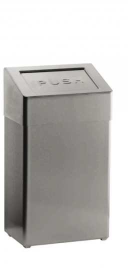 Buy Waste bin | Push flap | 278 x 183 x 507mm online - HorecaTraders