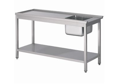 Buy Drain table | Bottom shelf | Stainless steel | 1200 x 750 x 900 mm ...