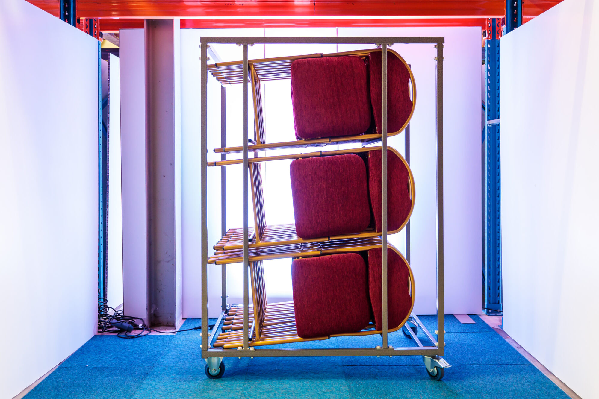 Buy Folding chair trolley | 30 seats | Super de Luxe online - HorecaTraders