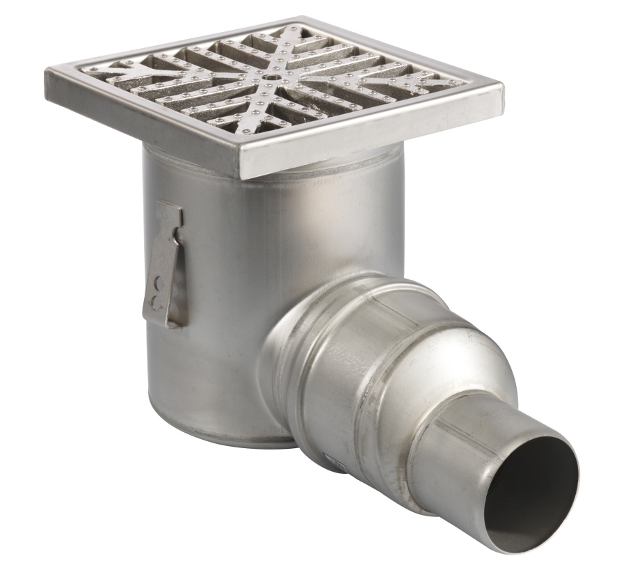 Buy Floor well | 200x200mm | stainless steel 304 | horizontal ...