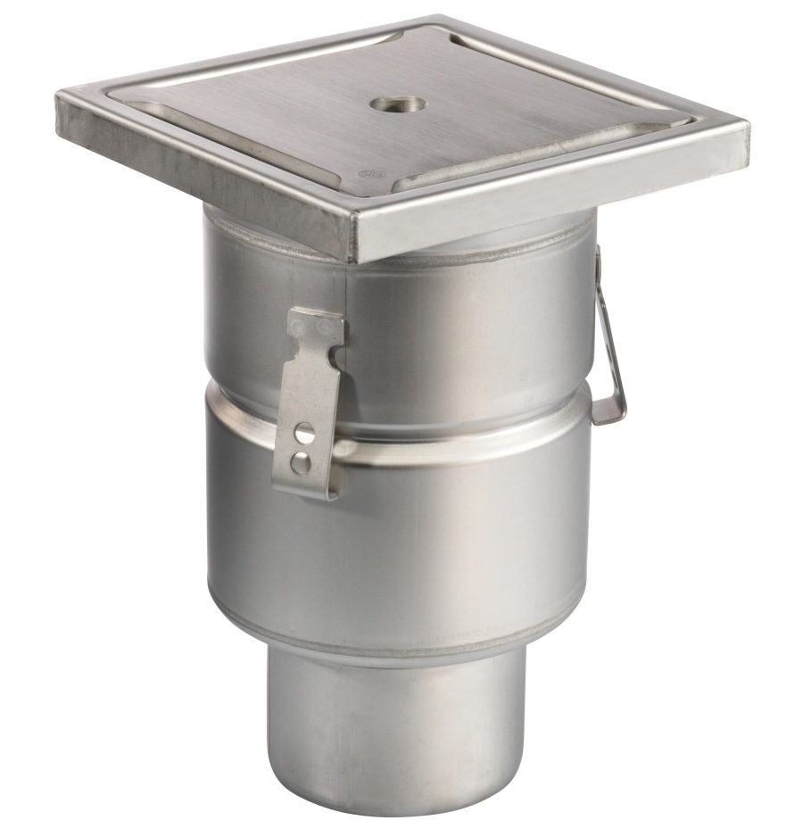 Buy Floor well | 200x200mm | stainless steel 304 | vertical connection ...