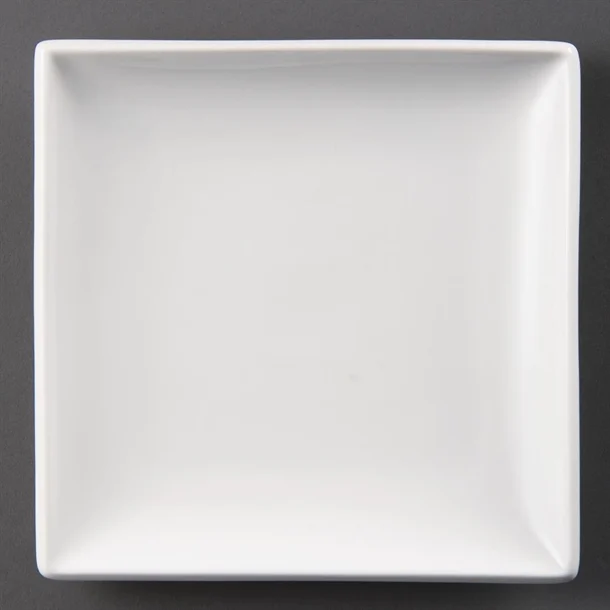 Buy Whiteware square plates white 24cm (12 pieces) online - HorecaTraders