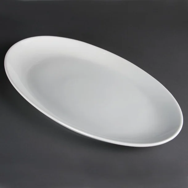 Buy Whiteware deep white oval dish | Porcelain | 50Øcm online ...