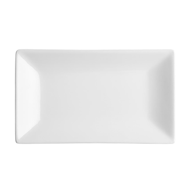 Buy Olympia Whiteware rectangular serving dishes 25x15cm (4 pieces ...