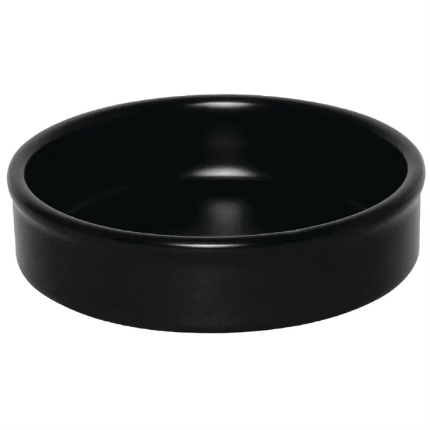Buy Stackable bowl matt black 10.2x2cm (6 pieces) online - HorecaTraders