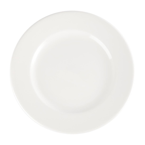 Buy Whiteware Classic plates white 4 sizes (24 pieces) online ...