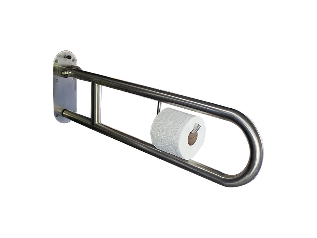 Buy folding toilet bracket | Stainless steel | Ø 32x900mm online ...