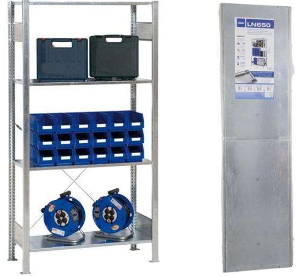 Buy galvanized storage rack | 1000x500x (h) 2000mm | 4 levels online ...