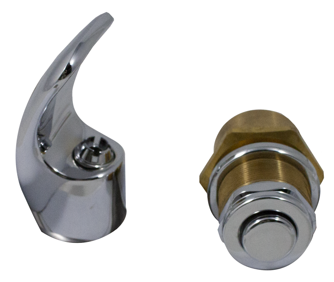 Buy stainless steel water outlet with separate push button online ...